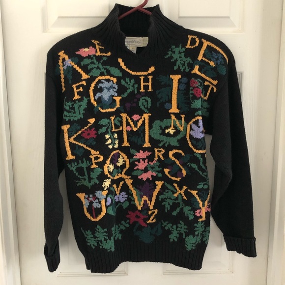 The Eagle’S Eye | Sweaters | The Eagles Eye Vintage Alphabet Collared ...